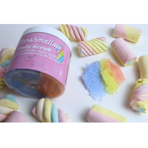 Marshmallow body scrub – Karma Care